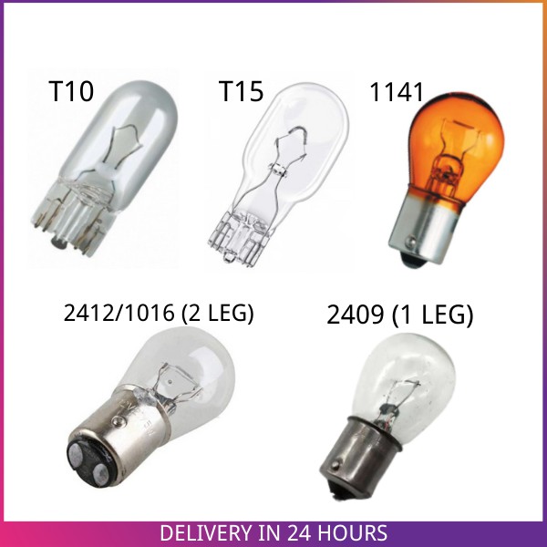 Universal Car Halogen Bulb - T10/T15/2412/1141/1016/2409 Car Light ...