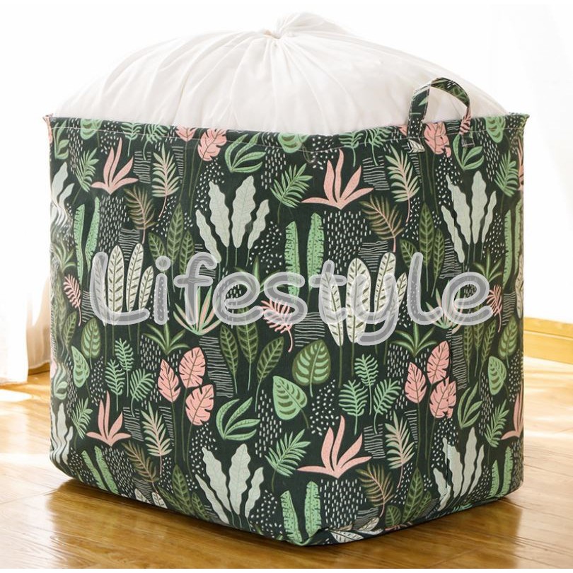 105L / 140L / 210L Large Size Quilt ClothesToy Storage Box Laundry ...