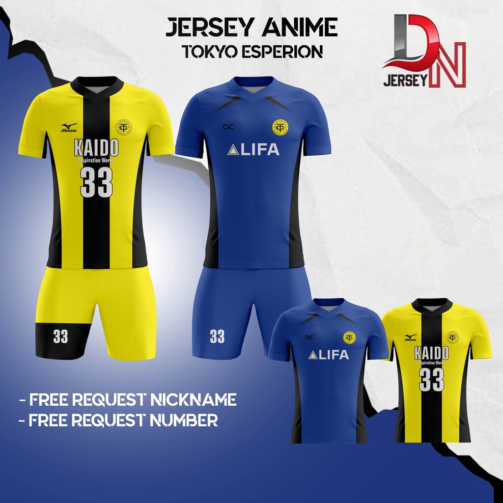 Tokyo Esperion Anime T-Shirt JERSEY Latest UPDATE (free request ...
