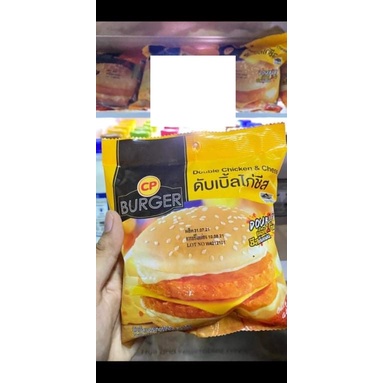 🔥HOT ITEM🔥DOUBLE CHIKEN AND CHESEE🔥BURGER🔥7E THAI🔥SNEK🔥 | Shopee Malaysia