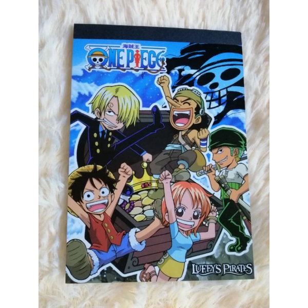 One piece small color notebook note book Hong kong luffy pirates zoro ...