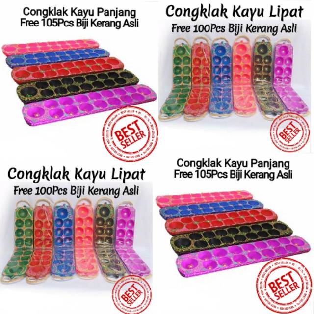 Folding Wooden Congklak / Long Wooden Congklak / Folding Congklak Free ...