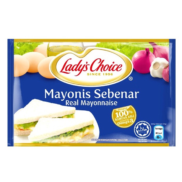 Lady's Choice Real Mayonnaise 40ml(EXP 12/2025) | Shopee Malaysia