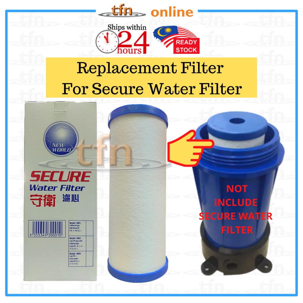 TFN SECURE Water Filter Cartridge (for SECURE Back Wash Filter System ...