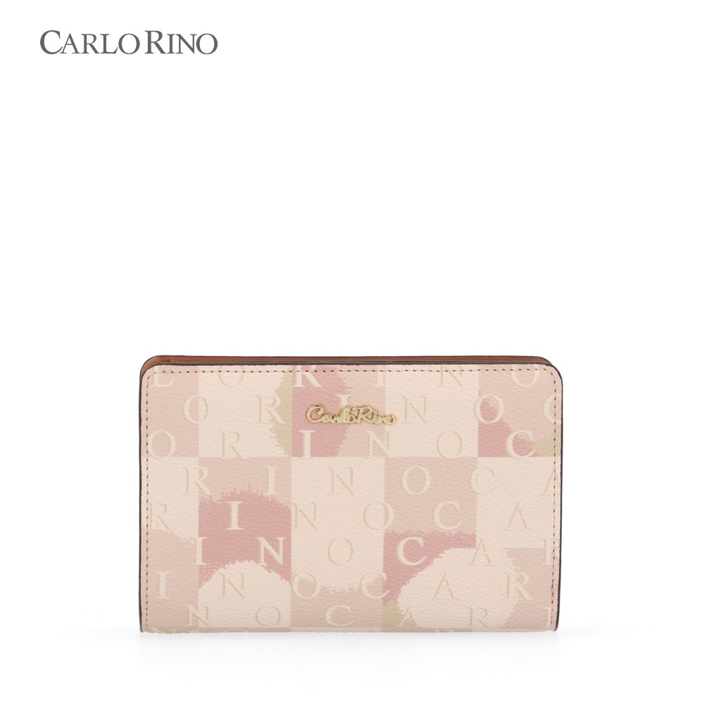 Carlo Rino Dark Beige The Camo 2-Fold Short Wallet | Shopee Malaysia