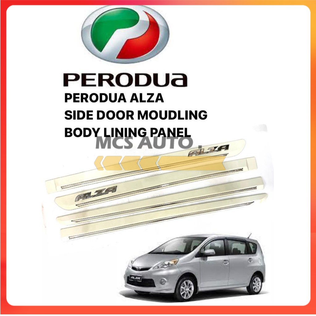 PERODUA ALZA BODYKIT SIDE DOOR MOULDING GARNISH BODY LINNING PANEL ...