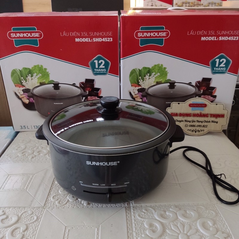 Sunhouse SHD4523 multi-purpose hotpot, multi-purpose cooker with 3.5 ...