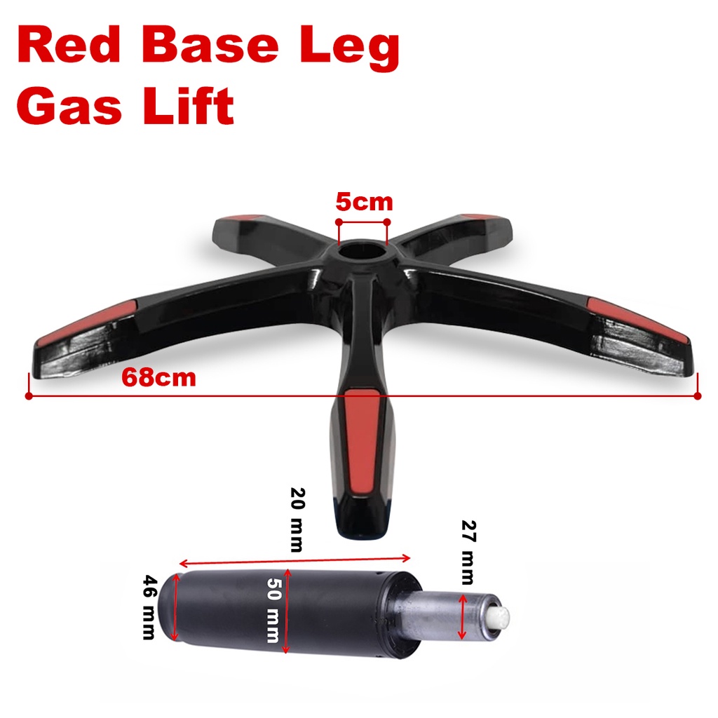 gaming chair base leg office chair base leg gaming chair replacement ...