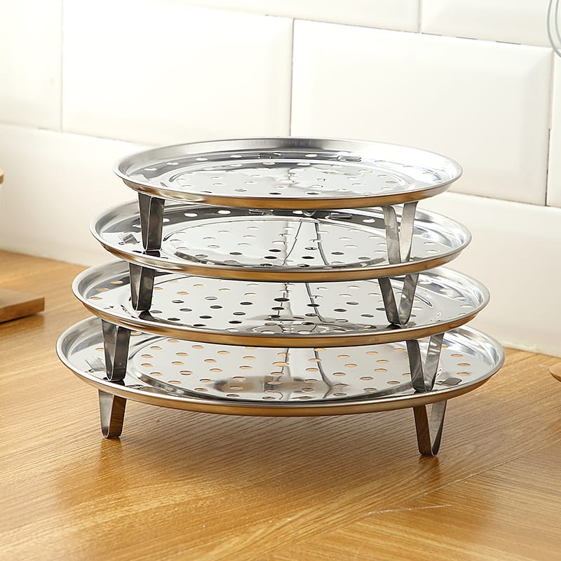 Stainless Steel Steamer Rack Steaming Tray 1 Set 蒸笼 4 件套 | Shopee Malaysia