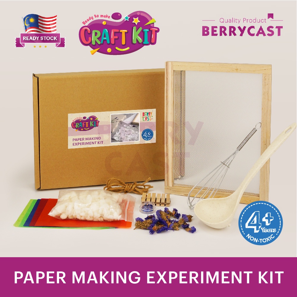 Paper Making Kit for Beginner Kid Art & Craft Gift For Chidlren ...
