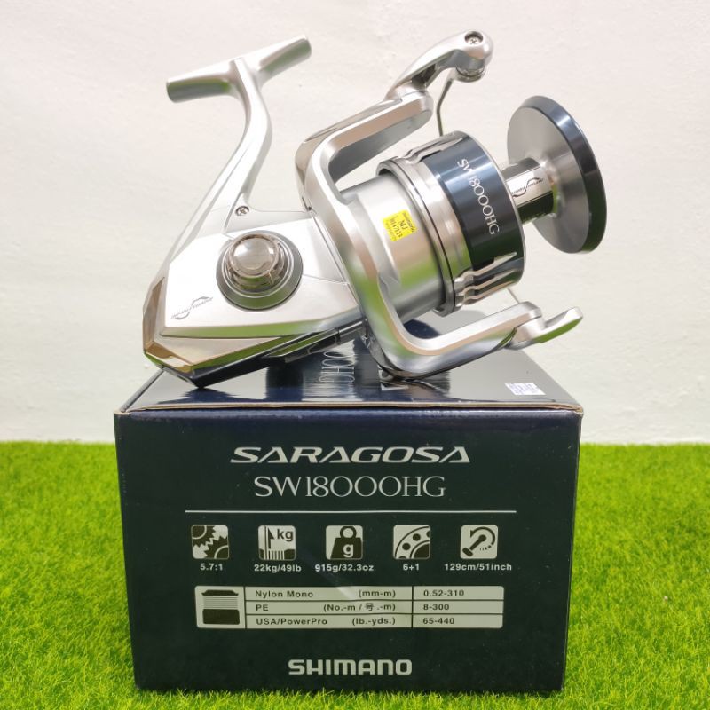 SHIMANO 2020 SARAGOSA SW 5000/6000/8000/10000/14000/18000/20000/25000 | Shopee Malaysia