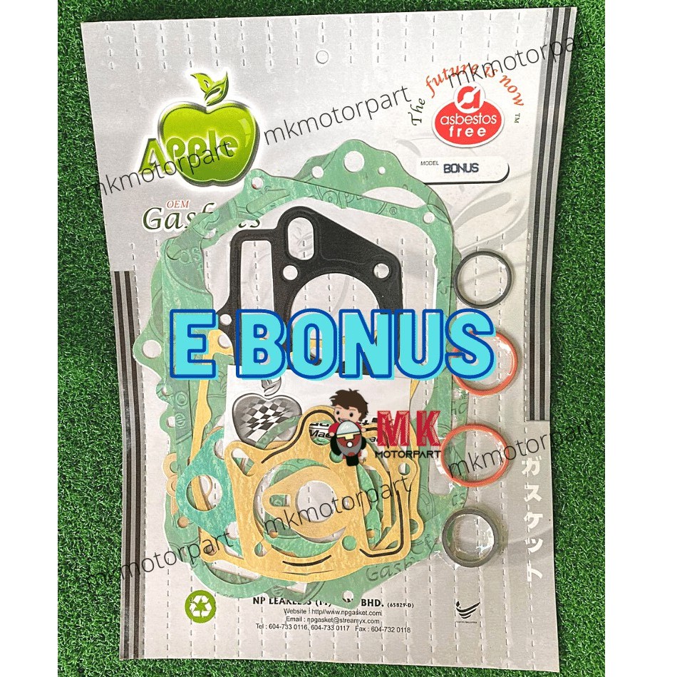 🍎 SYM E Bonus 110 / EBonus Overhaul Gasket Complete Set 🍎 Apple Gasket ...