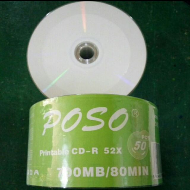 POSO CD-R Printable MATTE (50pcs) | Shopee Malaysia