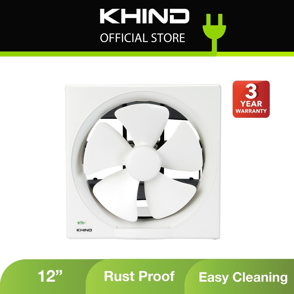 KHIND Kipas Ekzos | Exhaust Fan (12") EF1201 | Shopee Malaysia