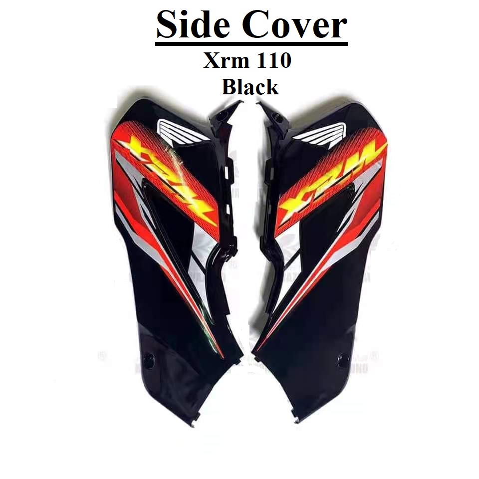 Side Cover For Xrm 110 (Red/Blue/Black/White) | Shopee Malaysia