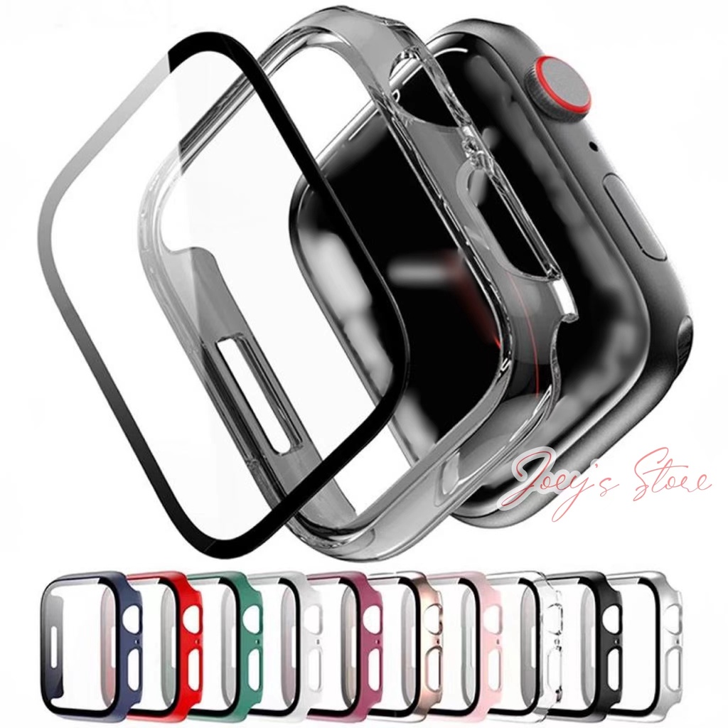 Smart Watch Case With Tempered Glass For Apple iWatch 38mm 40mm 41mm ...
