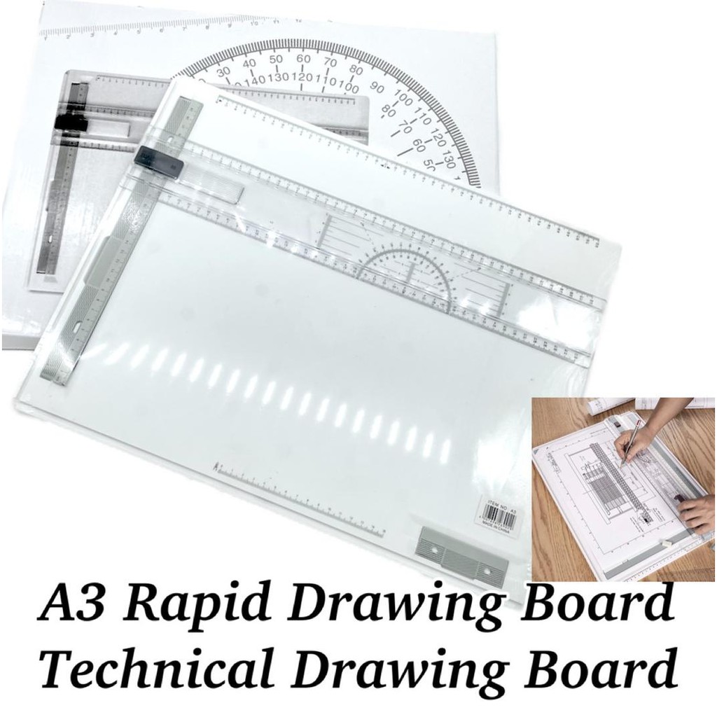 JOO HUAT A3 White Drawing Board Technical Drawing Board | Shopee Malaysia
