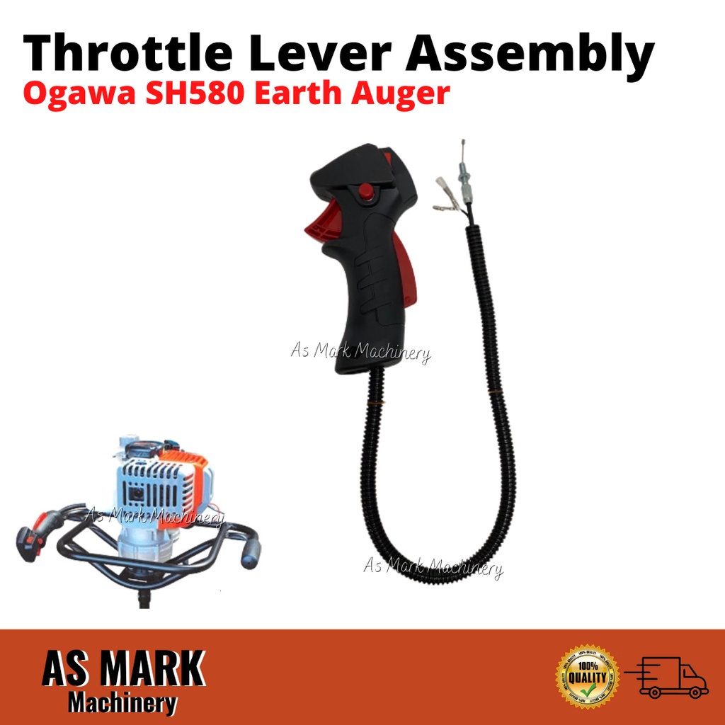 Ogawa Auger SH580E SH630E Throttle Lever Assembly Mesin Gerudi Tanah ...