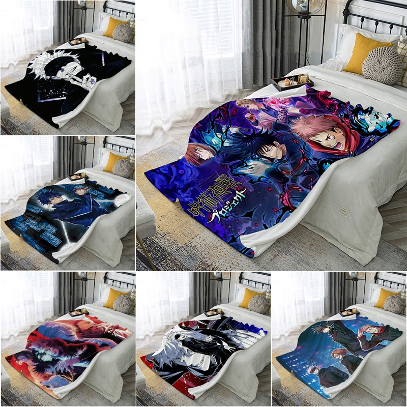 Gojo Satoru 4 Size Flannel Blanket Jujutsu Kaisen Single Side Flannel ...