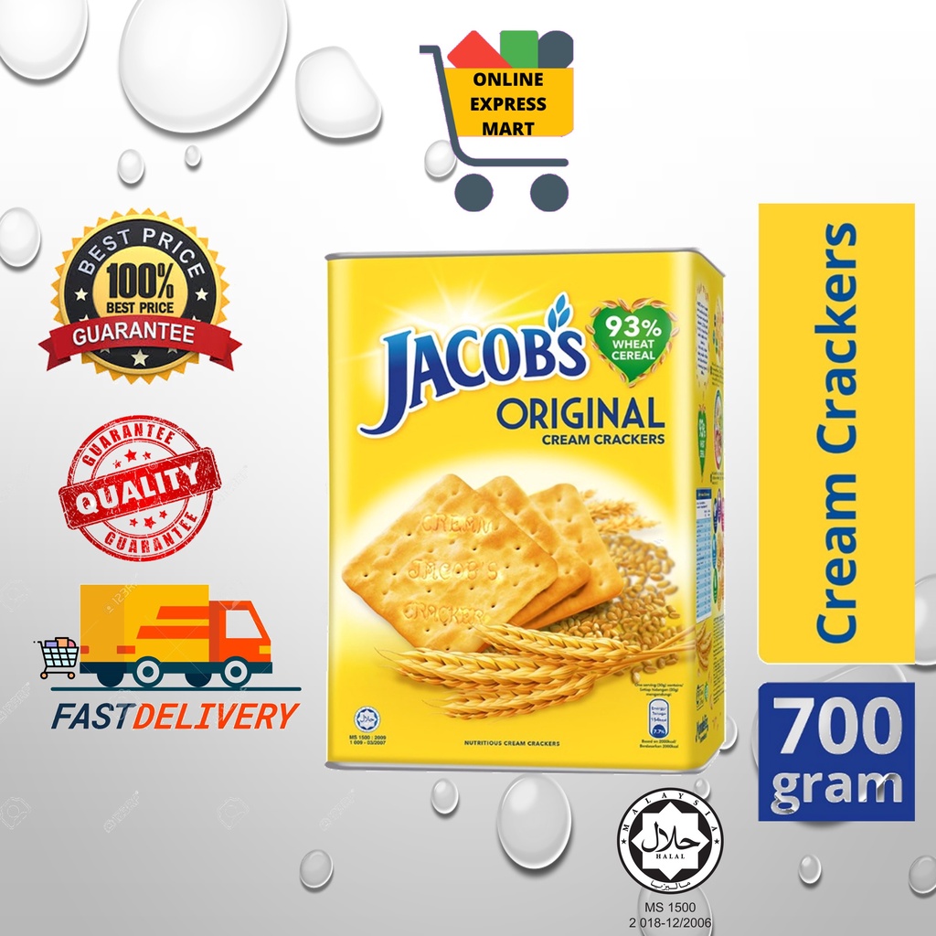 Jacob’s Tin Original Cream Crackers 700g – 4071987 | Shopee Malaysia
