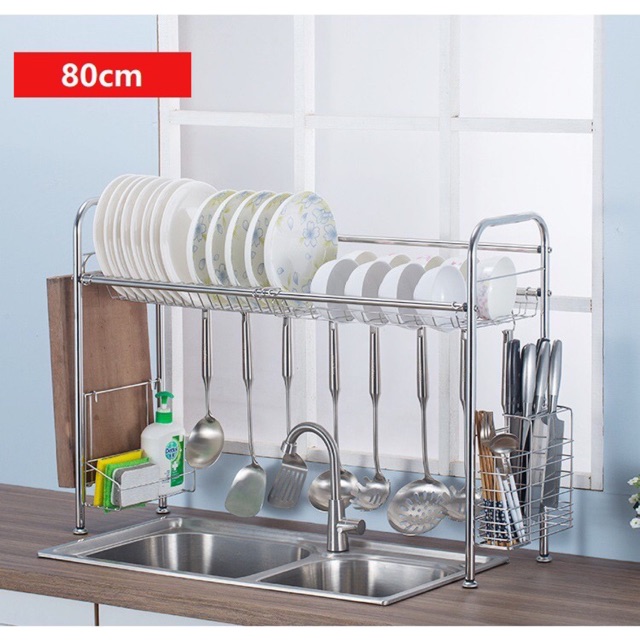 RAK PINGGAN STAINLESS STEEL DI SINKI VIRAL | Shopee Malaysia