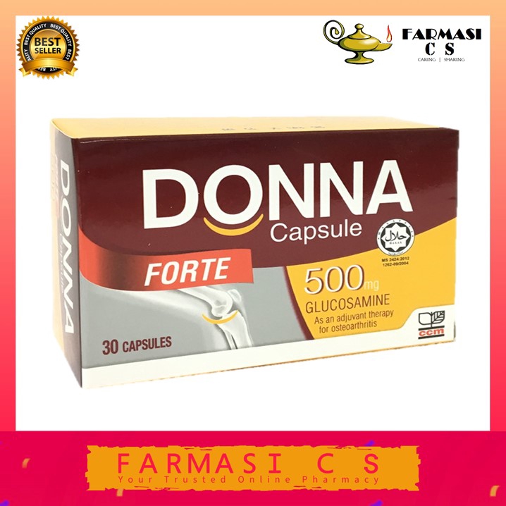 Donna Forte Glucosamine Capsule 500mg 30s EXP:05/2027 [ JOINT ...