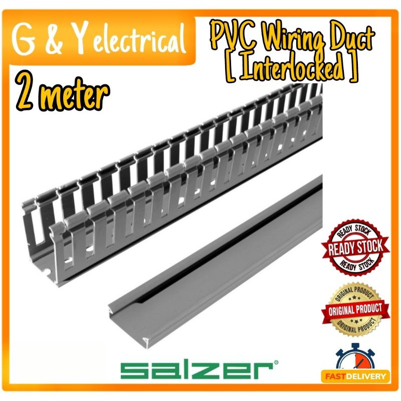 [Interlocked] High Quality PVC Cable Trunking / Electrical Wiring Duct ...