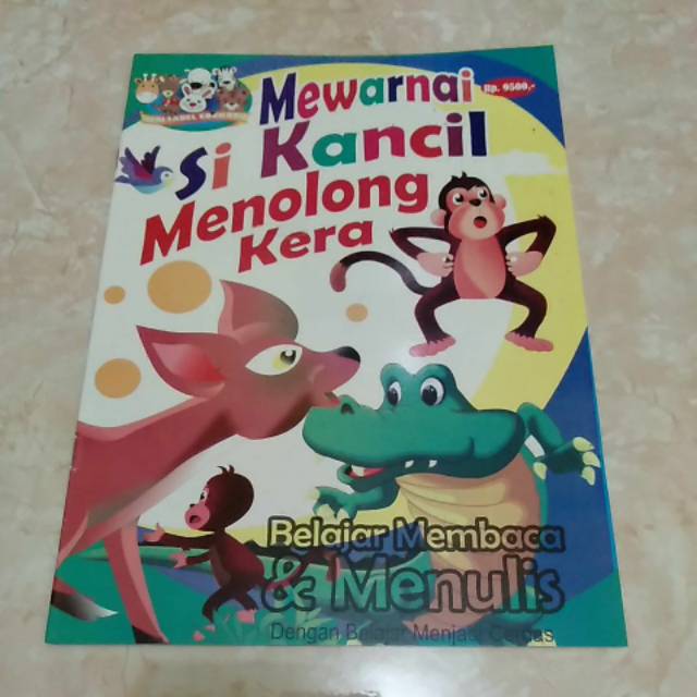 The Kancil Coloring Book Helps Monkeys: Learn To Read And Write - HVS ...