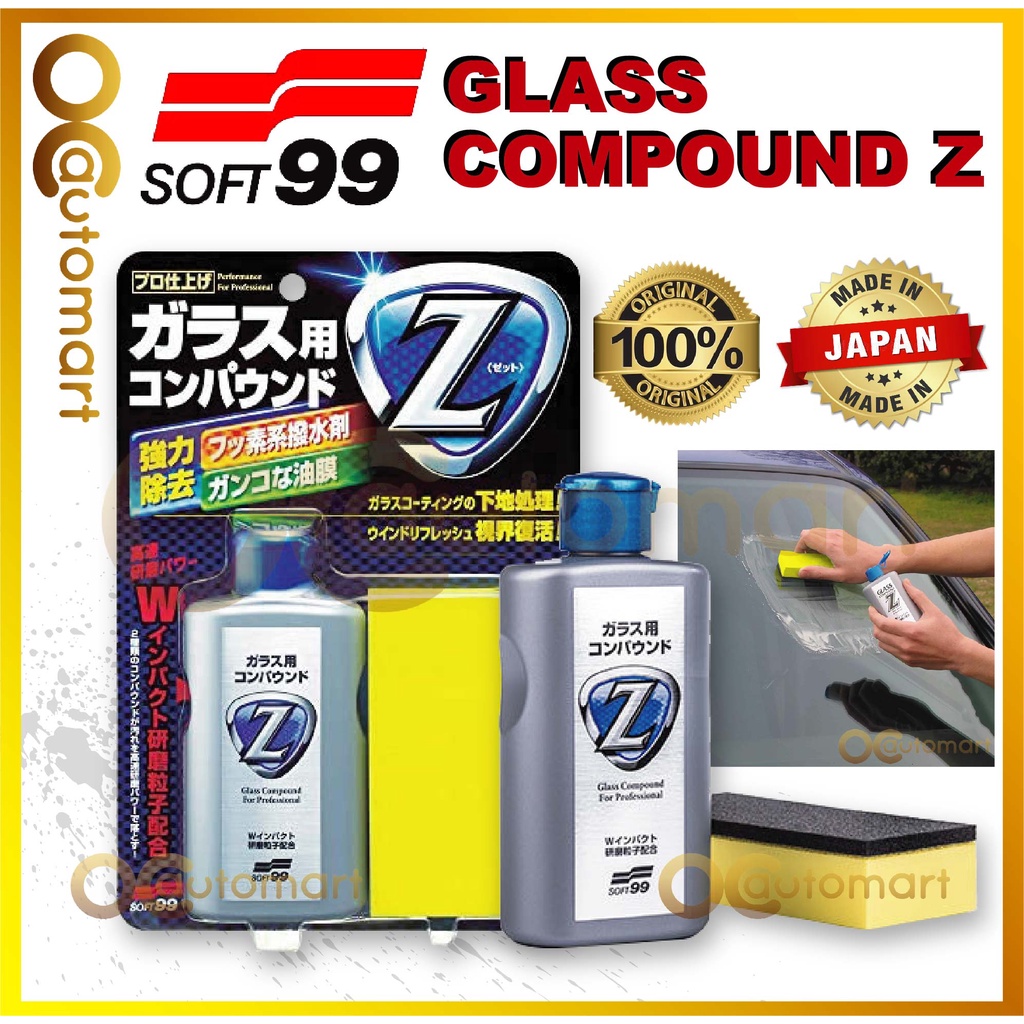 Soft99 / Soft 99 GLASS COMPOUND Z 100ml | Shopee Malaysia