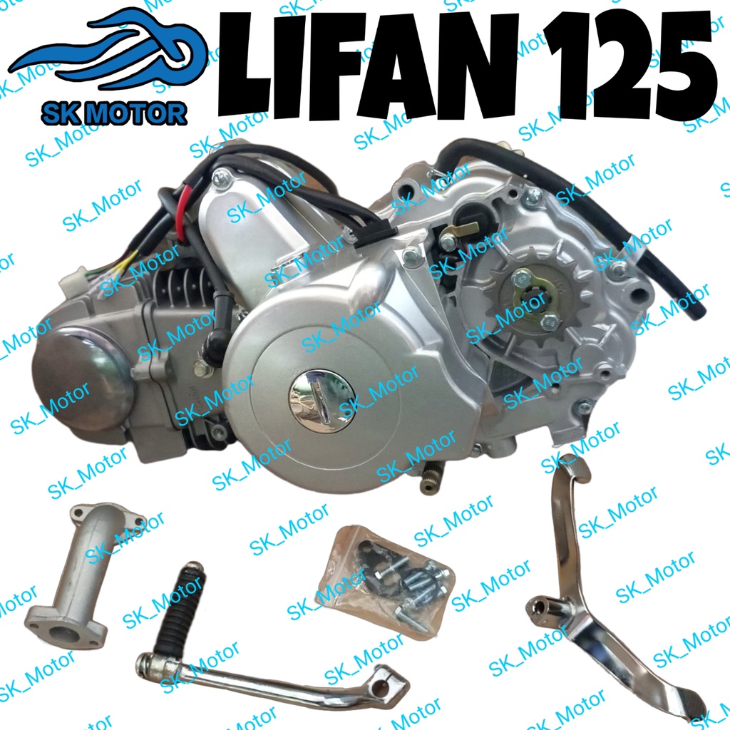 Lifan 125 cc Engine Set Enjin Set COMPATIBLE USE - SYM Sport / Demak ...