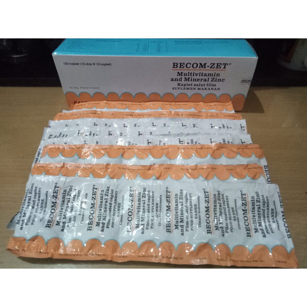 BECOM ZET 1x10 tablet (one strip) | Shopee Malaysia
