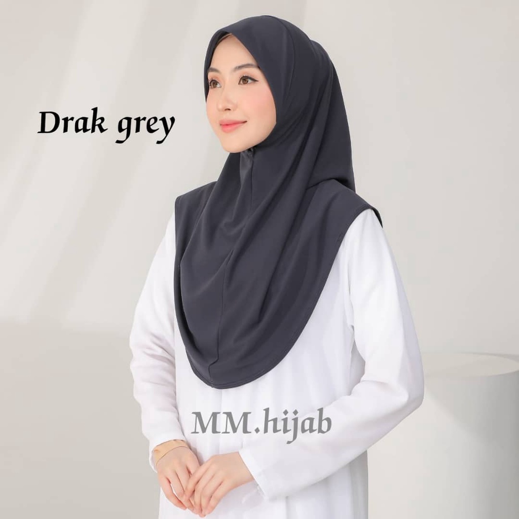Tudung Sarung Moscrepe Sarimah Plain Instant READY STOCK SIZE M L | Shopee Malaysia