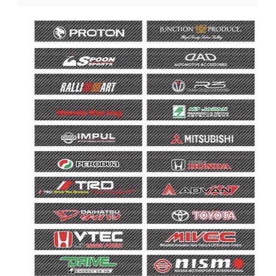 10 Inch" Front Or Rear Windscreen Windshield Window Sticker (M7 JAPAN ...