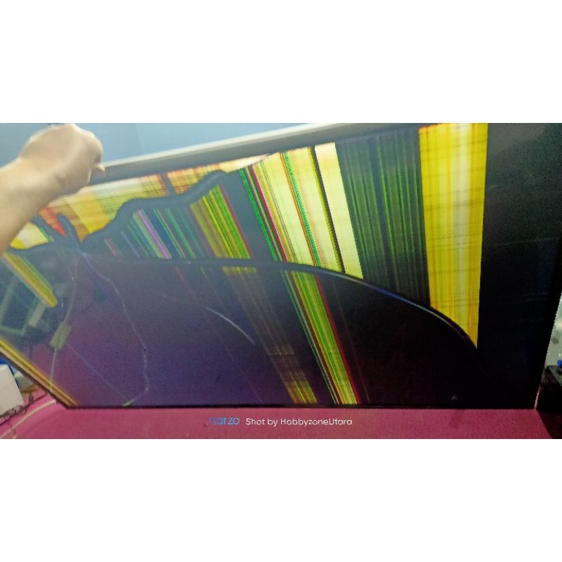 TCL 55P8 Baru beli online dah pecah 20/06/2022 | Shopee Malaysia