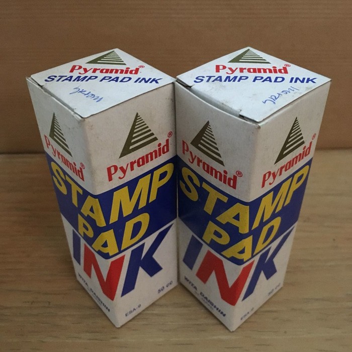 MERAH Pyramid Stamo Pad Refill Ink Red Color/Pyramid Stamp Ink | Shopee ...