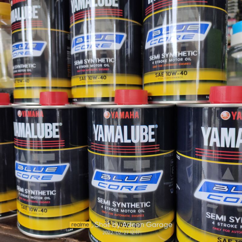 💥💯ORIGINAL💥 Yamalube BLUE CORE Engine Oil 10w-40 (Semi Synthetic ...