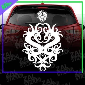 * CAR STICKER PANTANG SIMPAI TRIBAL IBAN TATTOO BORNEO MYVI AXIA ALZA ...