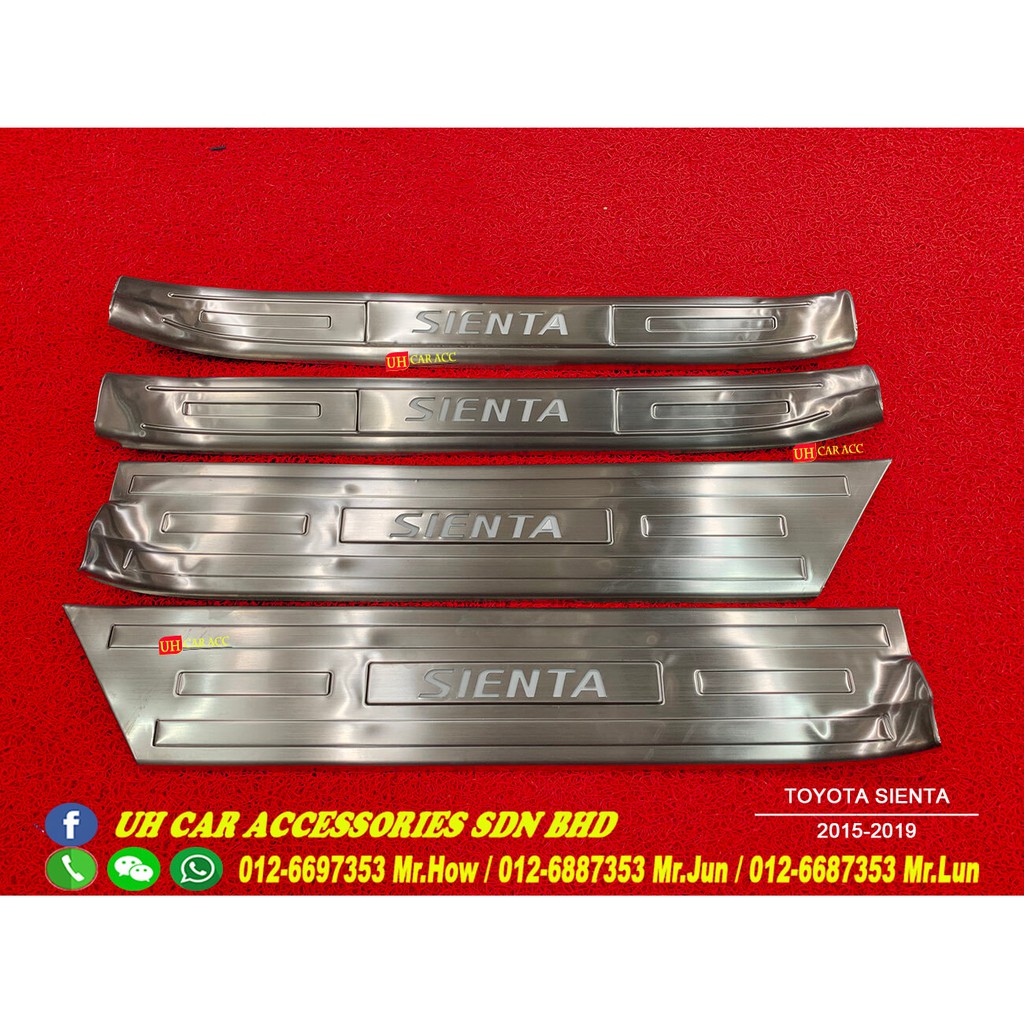 Toyota Sienta 2015-2019 Side Sill Plate LED Door Step (READY STOCK ...