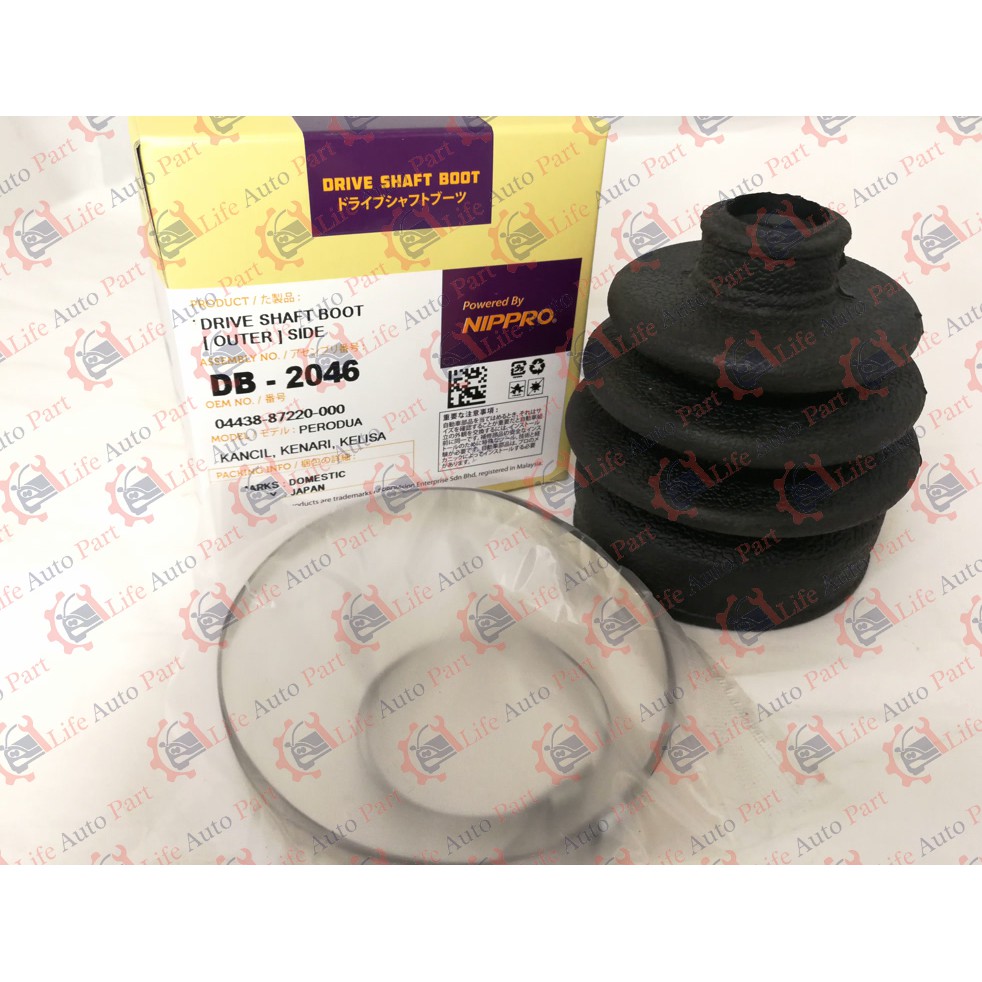 Kancil Viva Kenari Kelisa Drive Shaft Boot Rubber HYUNDAI I10 -Outer ...