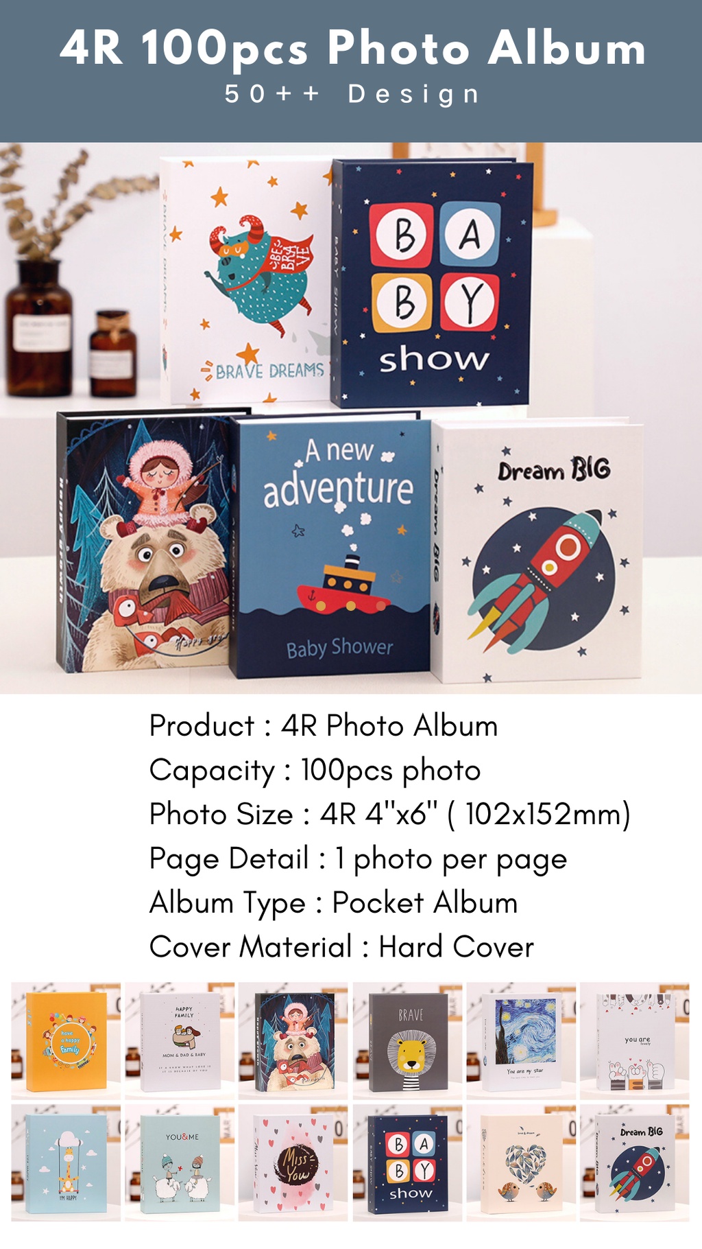 4R photo Album 100pcs,4R album gambar Ready Stock 🇲🇾8 | Shopee Malaysia