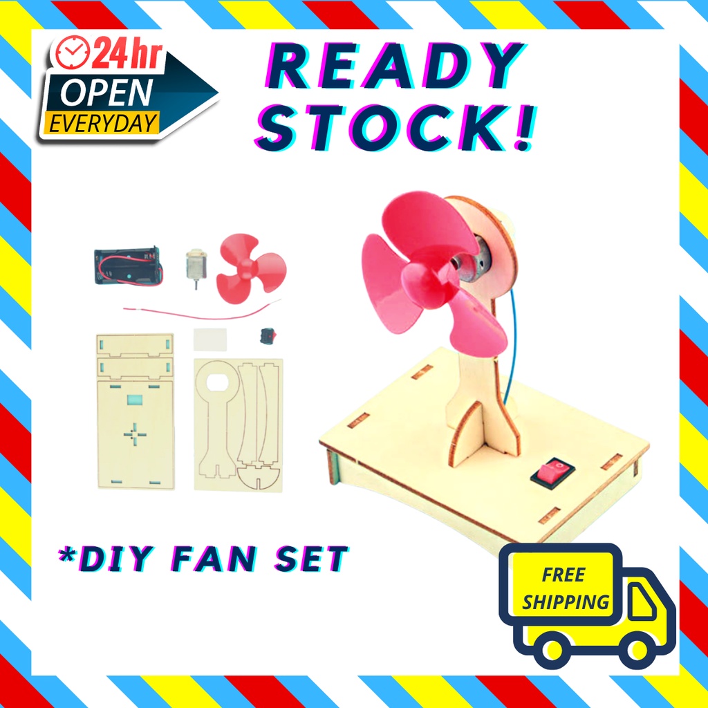DIY Fan RBT Fan School Project DIY Project Electric Fan Model Kit Plane ...