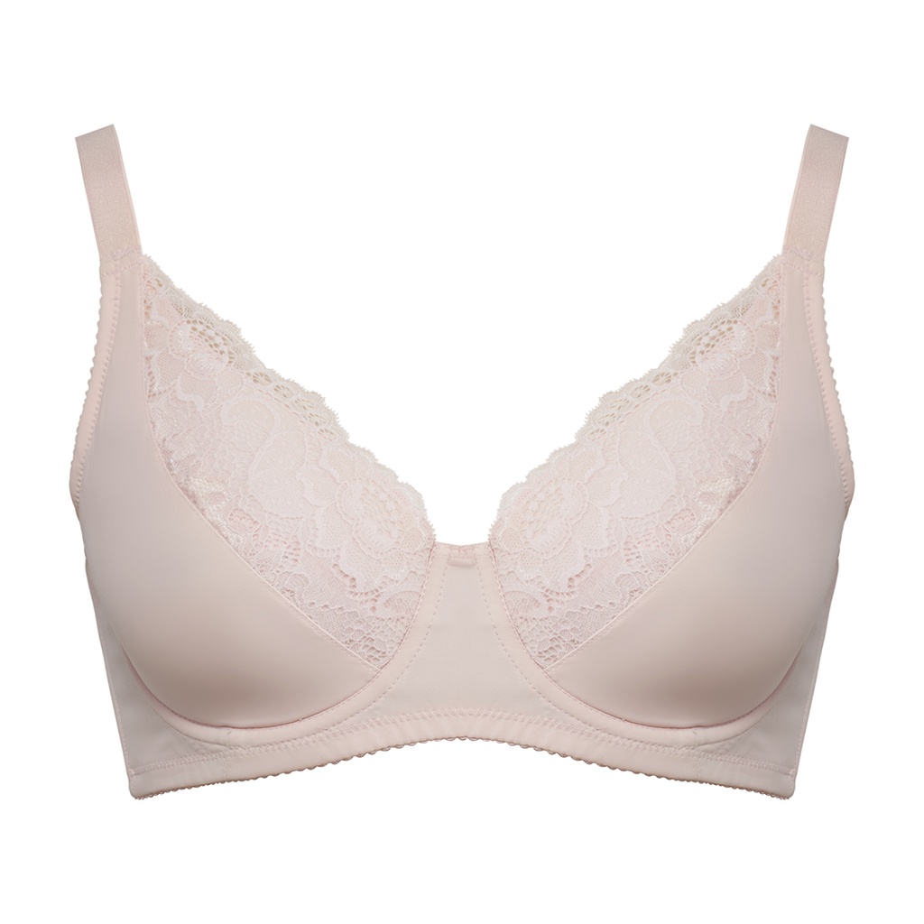 XIXILI Debbie Curves Lace Paneled Demi Bra | Shopee Malaysia