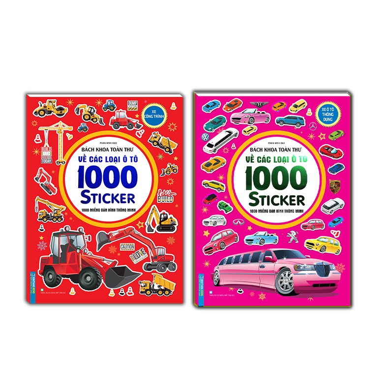 Book - Combo 2c 1000 car smart stickers (construction+common) | Shopee ...
