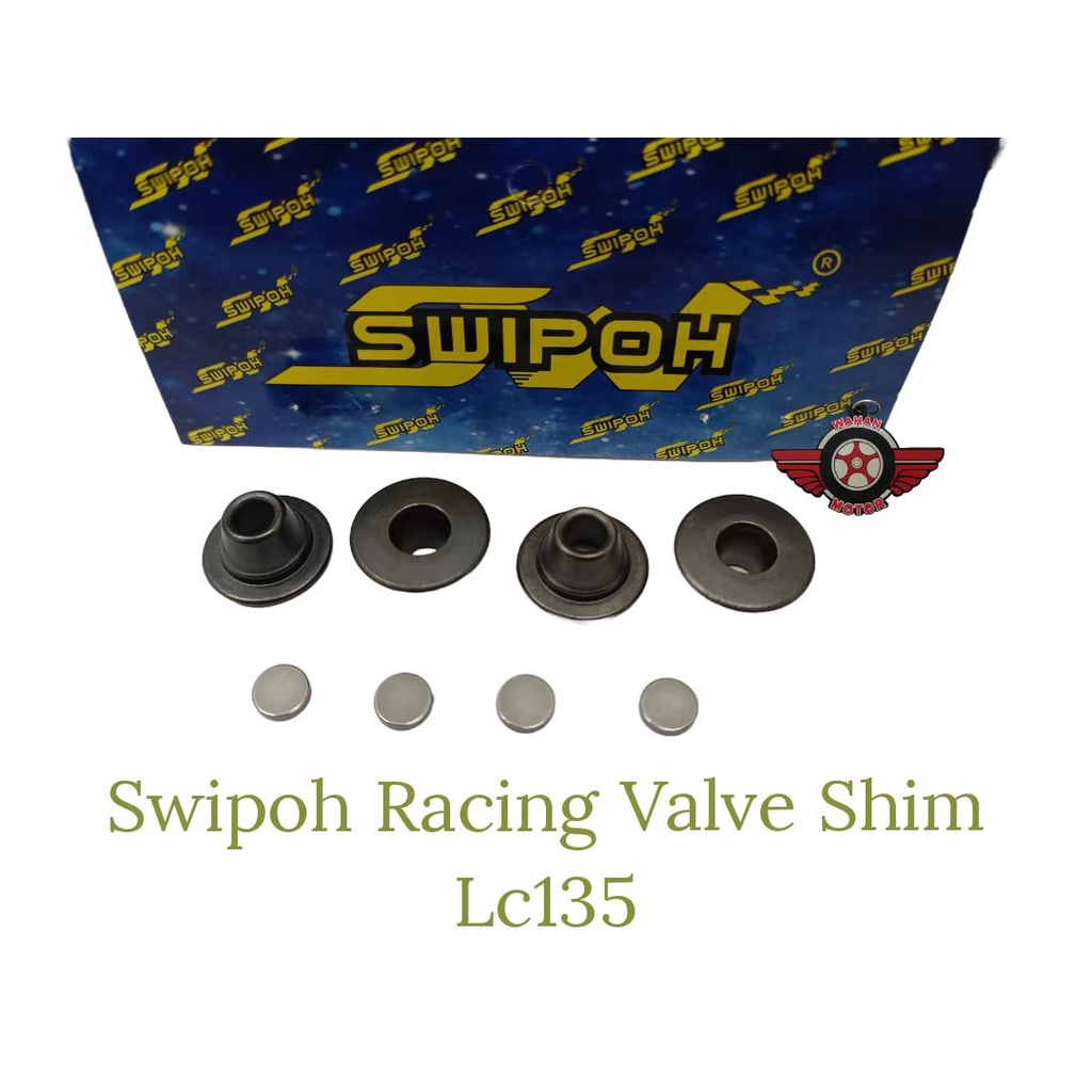 Swipoh Racing Valve Shim Set LC135 Y15 (Valve Seat & Valve Key Pakai ...