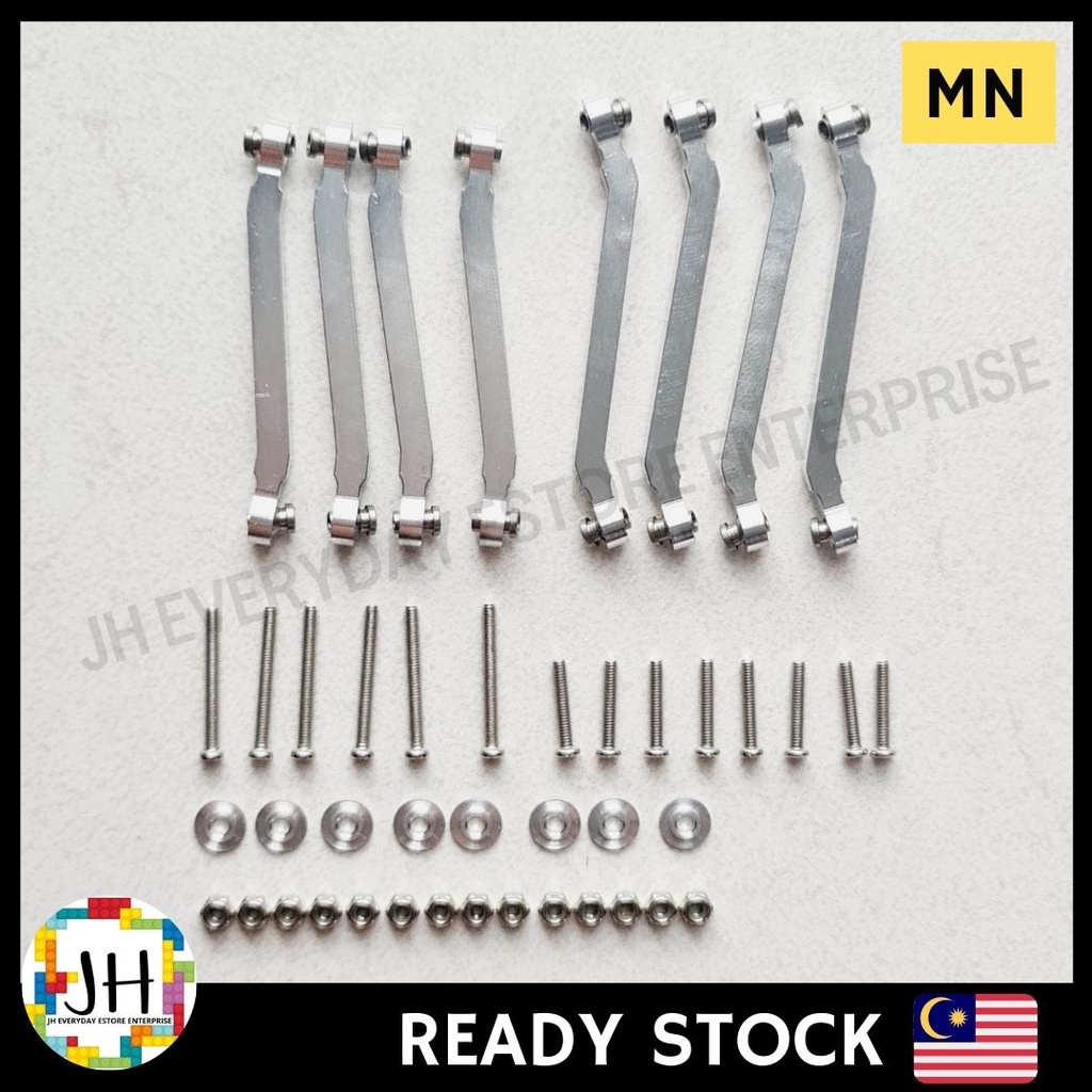 🇲🇾ReadyStock [03A2] Metal Chassis Pull Rods Drag Link Suspension for MN ...