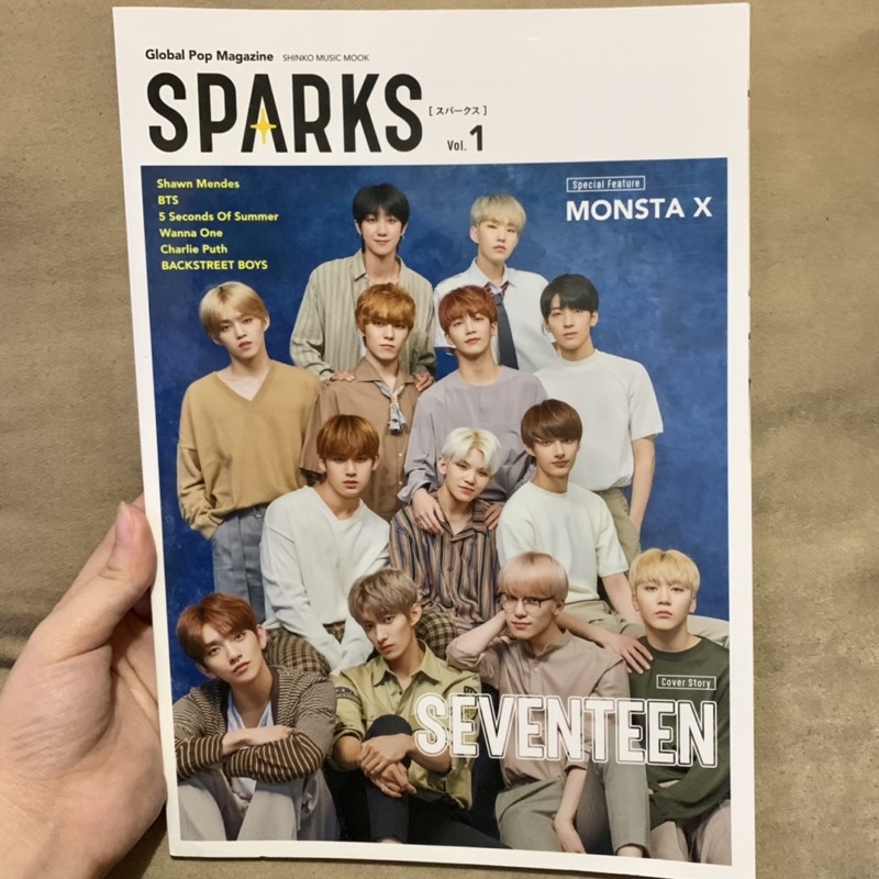 Seventeen Cover - Shinko Music MOOK SPARKS Global Pop Magazine Vol 1 ...