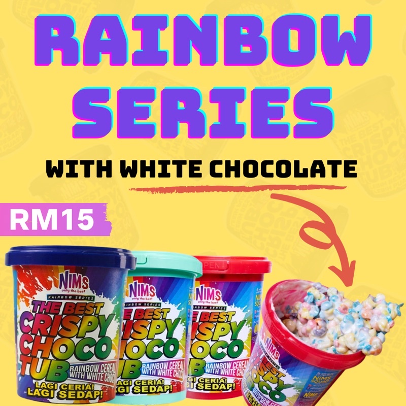 NIMS Choco tub Rainbow Series Limited Edition | Shopee Malaysia