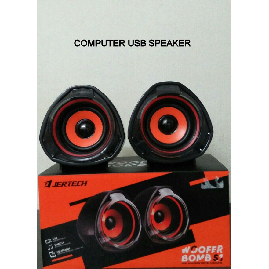 COMPUTER SPEAKER : WOOFER BOMB S1 (JERTECH) | Shopee Malaysia