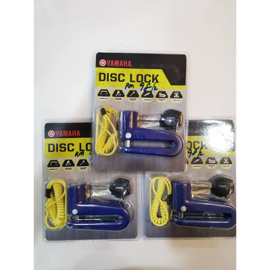 YAMAHA DISC LOCK 100% ORIGINAL HONG LEONG YAMAHA | Shopee Malaysia