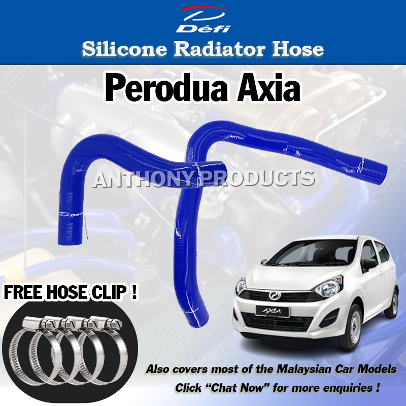 DEFI Perodua Axia Radiator Silicone Hose (Top & Bottom) | Shopee Malaysia